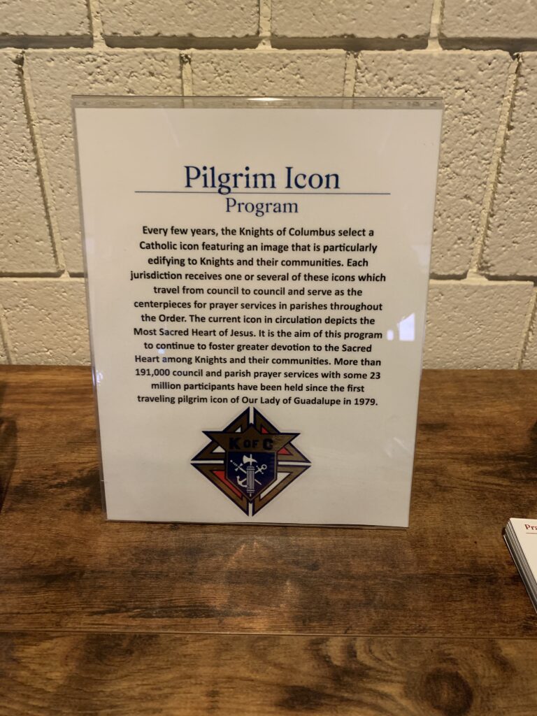 Pilgrim Icon Program - Council 4188 - Clawson, Michigan
